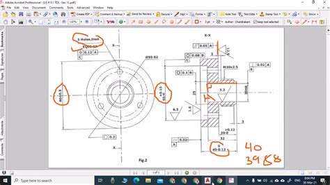 Geometric And Dimension Tolerance In Autocad Youtube