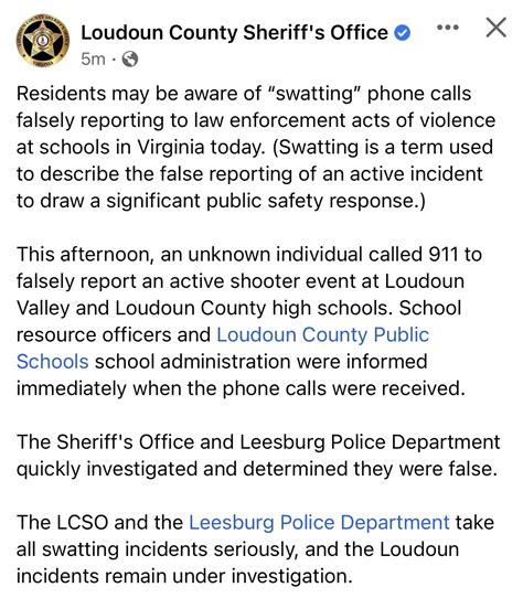 Leesburg Police Va On Twitter This Afternoon Lpd Received What Was