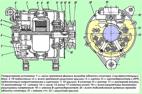 Автомобильный генератор устройство и принцип работы схема включения