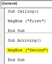 VBA Call Sub How To Call Sub In Excel VBA With Examples