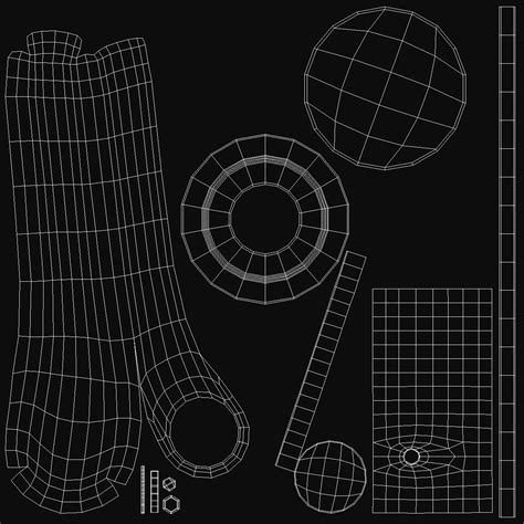 Black Curved Door Handles 3d Model 15 3ds Blend C4d Fbx Max Ma