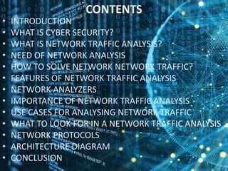 Network Traffic Analysis With Cyber Security PPTX