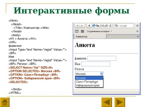 Уроки по Html для элективных занятий