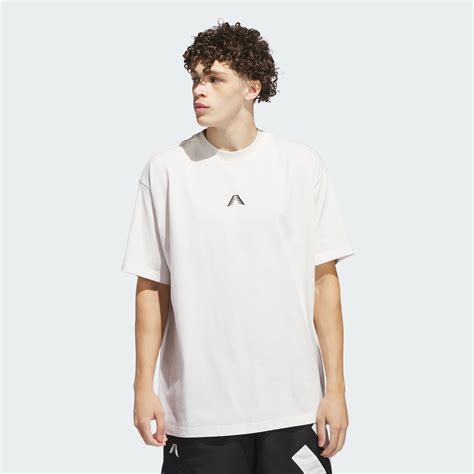 Adidas Anthony Edwards 1 Foundation Tee White Adidas Uae