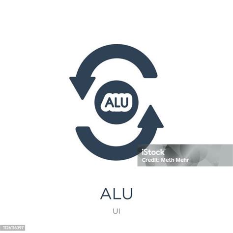 在白色背景的 Alu 圖示向量 從 Ui 集合的 Alu 時尚填充的圖示 Alu 向量插圖向量圖形及更多包裝圖片 包裝 包裝品 包裹