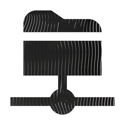Premium Photo Photo Icons Ftp Icon Black White Lines Texture