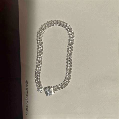 Pandora Cuban Chain Bracelet With Box More Depop