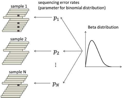 A Beta Binomial Sequencing Error Model First The Error Rate For Each Download Scientific