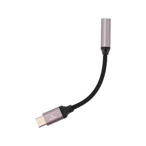 สายแปลงหูฟัง Techpro Type C Male To 35mm Female Jack ช่องแปลงพอร์ตหูฟัง ขนาด 35 รับประกัน