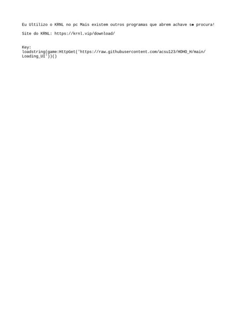 Script Key Hoho Hub Pdf