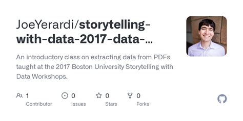 GitHub JoeYerardi Storytelling With Data Data From Documents An Introductory Class On