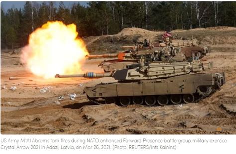 ယူကရိန်းသို့ အမေရိက၏ အင်အားအကြီးဆုံး အက်ဘရမ်စ် တင့်ကား ၃၁ စီးကို ပေးပို့သွားမည်ဟု ဘိုင်ဒင်က