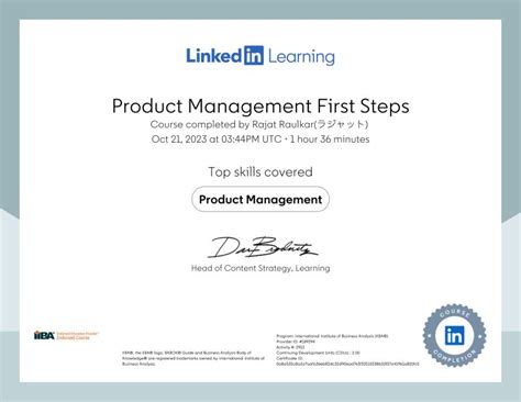 Rajat Raulkarラジャット On Linkedin Certificate Of Completion