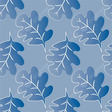 Abstract Surreal Oak Leaf Design Element Seamless Pattern On Square