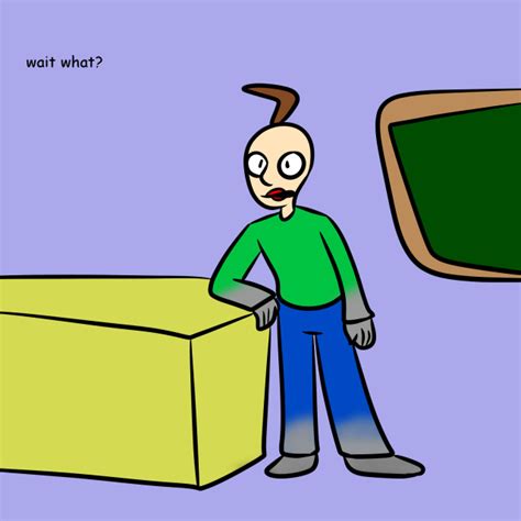 Baldi Gets Slowly More And More Petrified Basic Bb Asks On Tumblr