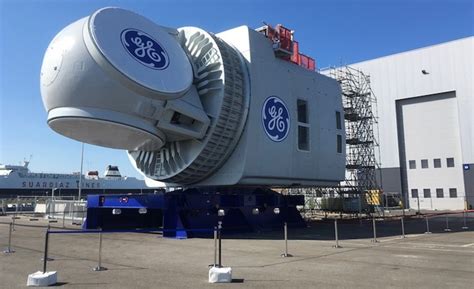 Ge Unveils The First Haliade X 12 Mw Nacelle Future Wind
