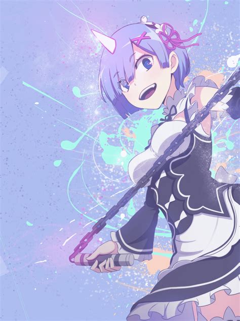 Re Zero Rem Wallpapers Top Free Re Zero Rem Backgrounds Wallpaperaccess