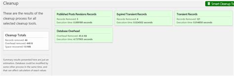 The Smart Cleanup Tools Plugin A Powerful Database Cleaner WPOutcast