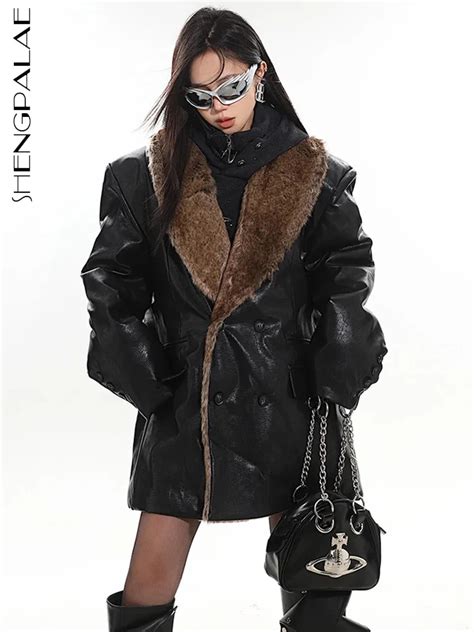 SHENGPALAE Vintage B Y K K Rk Yaka Blazers Kad Nlar I In Vintage Pu