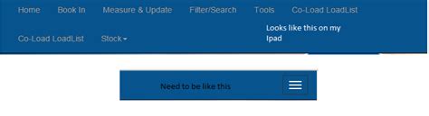 Html Bootstrap Collapse Nav Bar Doesn T Collapse On Tablet Devices Stack Overflow