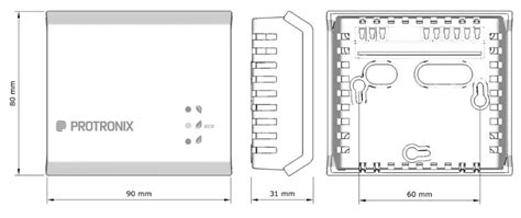 PROTRONIX NLII RH T RS485 Combined RH Temperature Sensor With RS485 User Manual