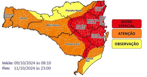 Chuva Persistente E Volumosa Em Santa Catarina Climatempo