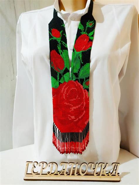 Гердан роза под заказ — цена 1078 грн в каталоге Колье и ожерелья Купить аксессуары по