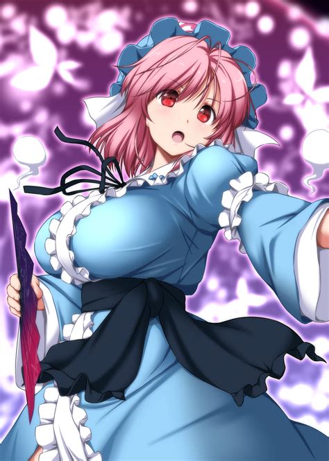 Saigyouji Yuyuko Touhou Drawn By Nori Tamago Danbooru