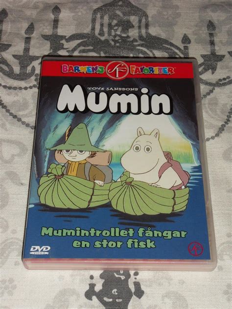 Mumin Mumintrollet Fångar En Stor Fisk 1990 Köp På Tradera