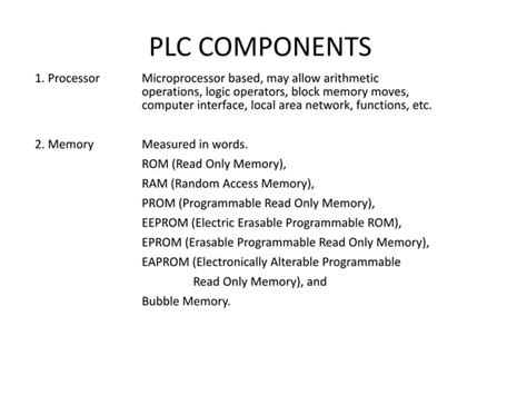plc programming working specifications of plc pdf