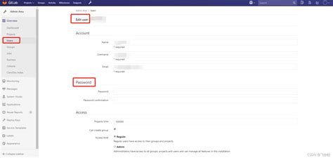 【gitlab用户密码重置】 Csdn博客 【gitlab用户密码重置】 Csdn博客