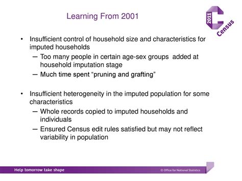 Towards A Fully Adjusted Census Database For The 2011 Census Ppt Download
