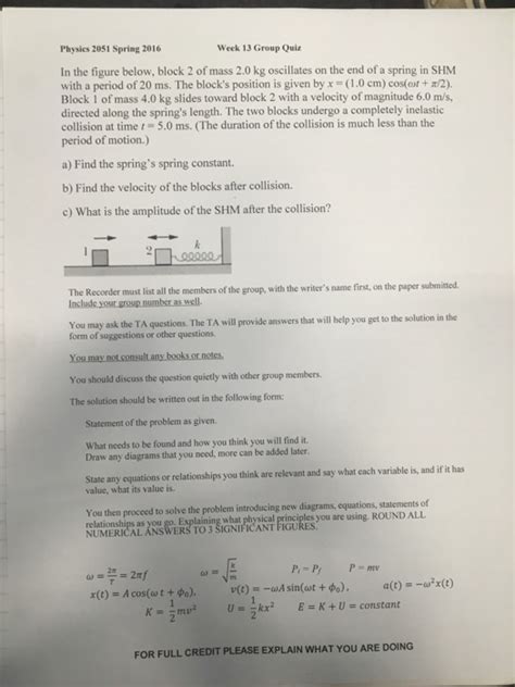 Solved In The Figure Below Block 2 Of Mass 2 0 Kg Chegg