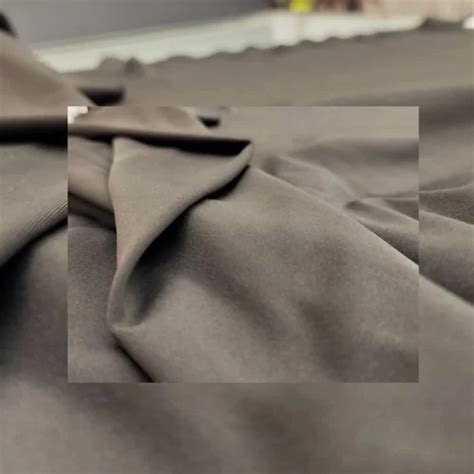 Polyster 4 Way Lycra Fabric Print Solid Color Off White At ₹ 410kg In New Delhi