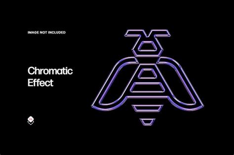 Premium Psd Chromatic Glow Text Effect