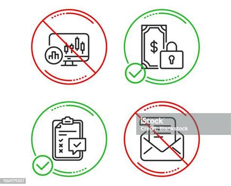 私人付款檢查表和燭臺圖表圖示設置郵件通訊符號向量向量圖形及更多信封圖片 信封 商務 圖標集 Istock