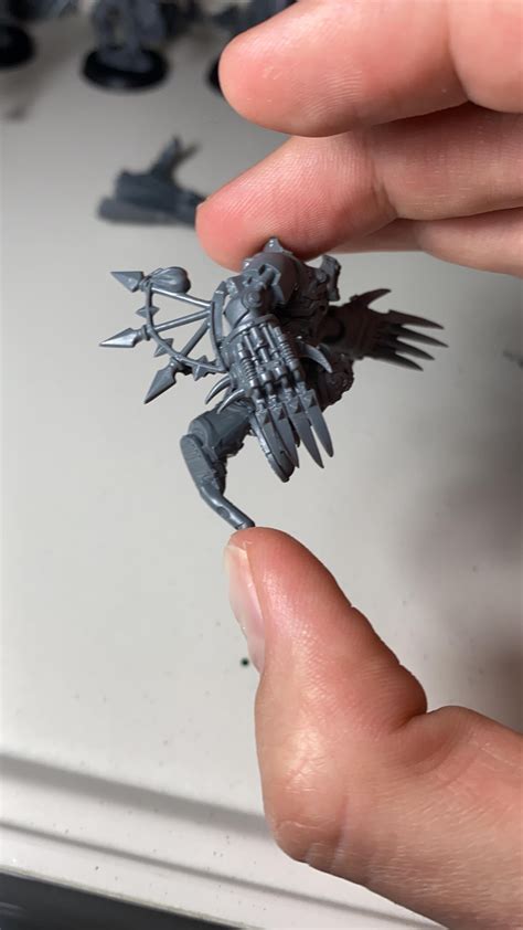 Haarken Turned Chaos Lord W Jump Pack And Kitbashed Claws Of The Black