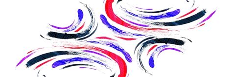 배너 포스터 또는 디자인을 위한 스포츠 배경 스크래치 및 질감 요소에 대한 하프톤 효과 브러시 스트로크 그림이 있는 추상적이고 다채로운 브러시 배경 프리미엄 벡터