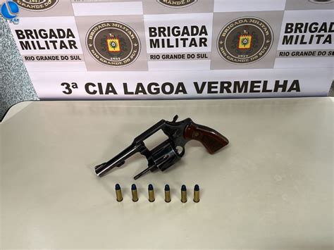 Homem é preso por porte ilegal de arma de fogo Lagoa Fm A Primeira