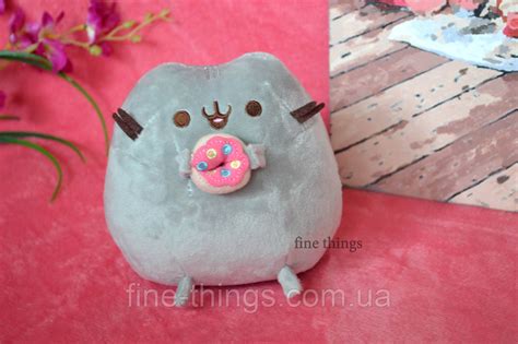 Купить Пушин, игрушка мягкая плюшевая кот Пушин кэт Pusheen cat с ...