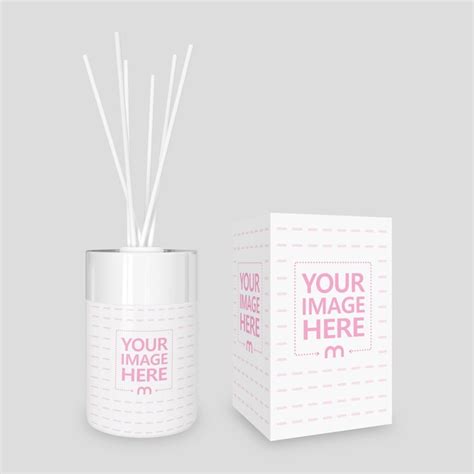 Front View Of Diffuser Perfume With Rectangle Box Mediamodifier