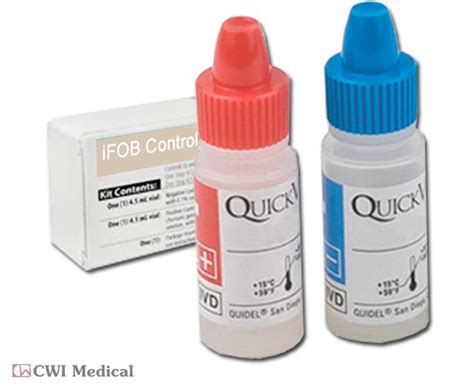 Quidel Quickvue Ifob Control Set Quidel