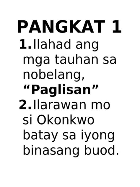 Pangkatang Gawain Local Demo Pdf
