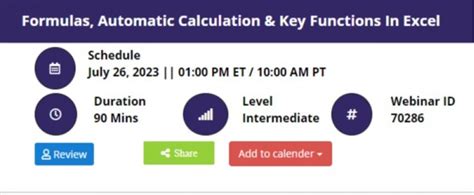 Formulas Automatic Calculation And Key Functions In Excel Jul 2023