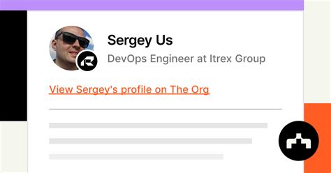 sergey us devops engineer at itrex group the org