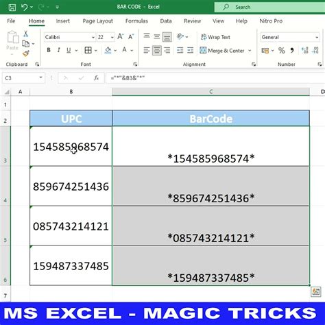 Excel Magic Tricks 😊👌 Barcode Shorts Shortsvideo Shortsfeed