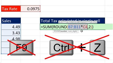 Value Preview For Excel Formula Elements No More F9 And Ctrl Z Excel Magic Trick 1816