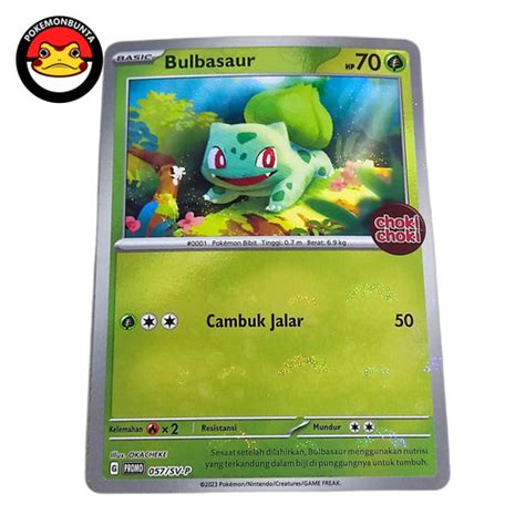 Jual Bulbasaur 057 SV P Foil Promo Choki Choki Kartu Pokemon