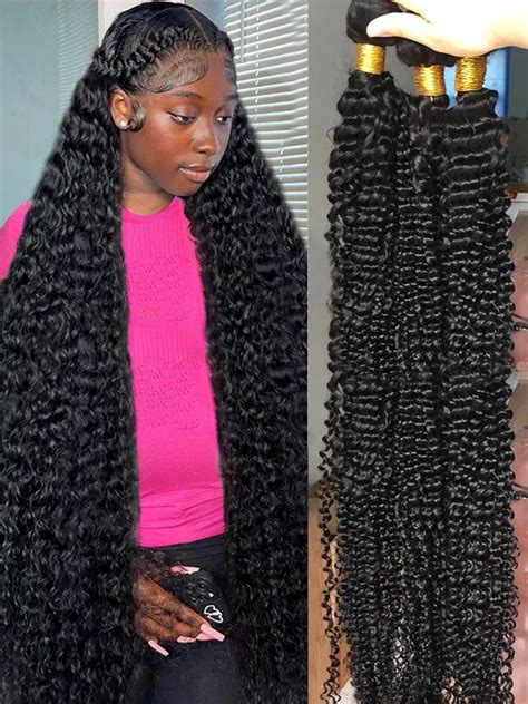 Addictive Bundles De Cheveux Humains Deep Wave Extensions De Cheveux