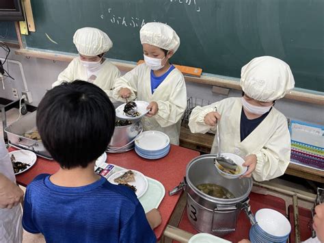 1年生〜給食当番〜 向日市立第2向陽小学校